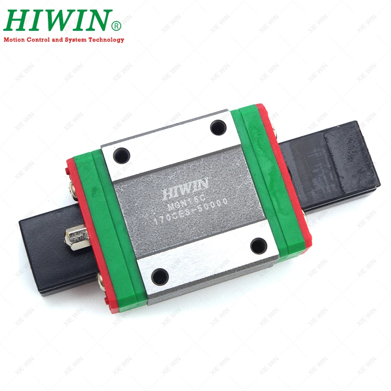 HIWIN MGN15C miniature MGN15 slide block with 200mm MGNR15 linear guide ...