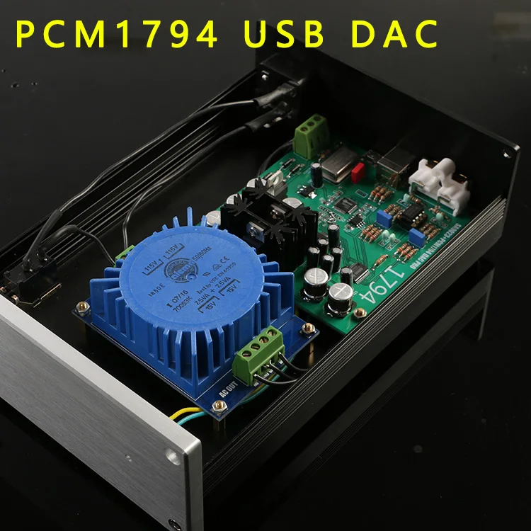 PCM1794+AK4113 USB DAC D/A Converter HIFI Audio Decoder Optical Coaxial ...