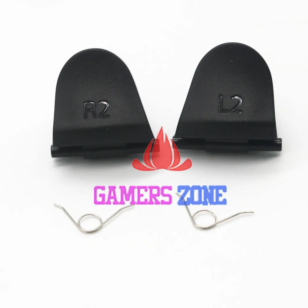 30sets-120pcs-Black-For-DualShock-4-001-011-R2-L2-Replacement-Trigger ...