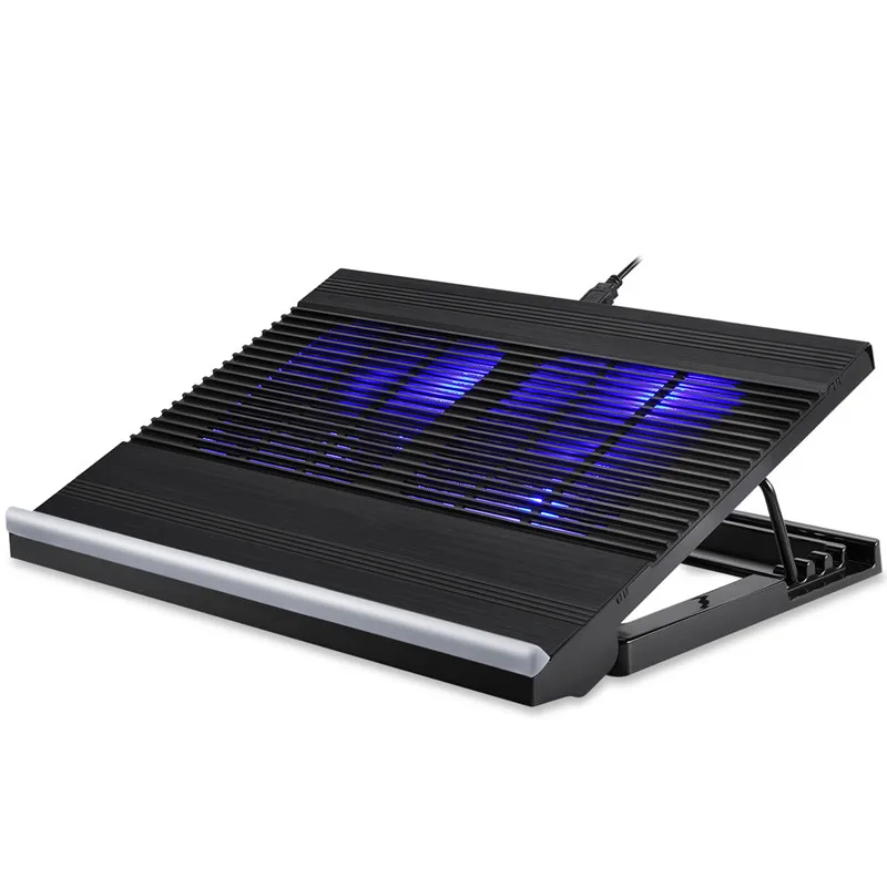 Aluminum alloy Laptop cooler 2 USB Ports Cooling Fan Tablet Cooling Pad ...