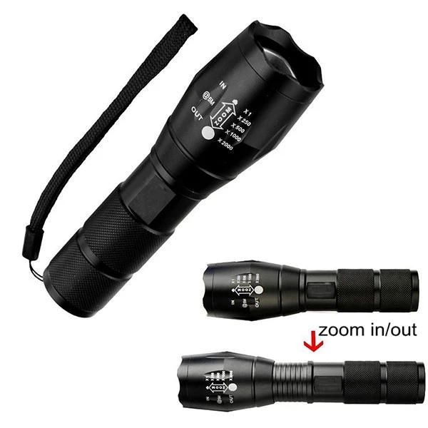 Military Grade Tactical Flashlight - G700 Flashlight with Nylon Holster