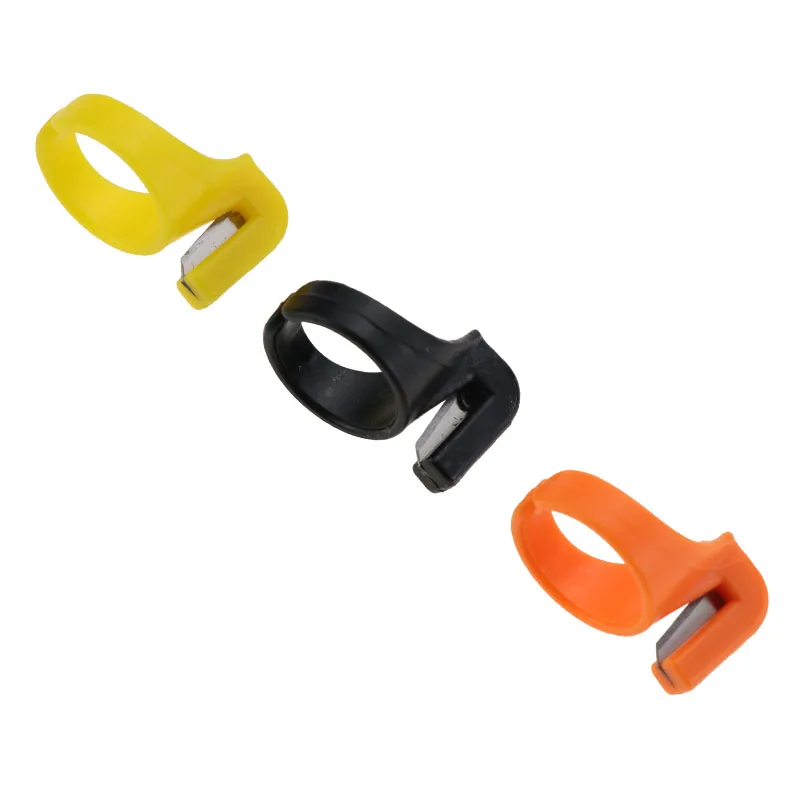 3PCS/Lot ABS Finger Knife Ring Sewing Thimble Thread Cutter Sewing ...