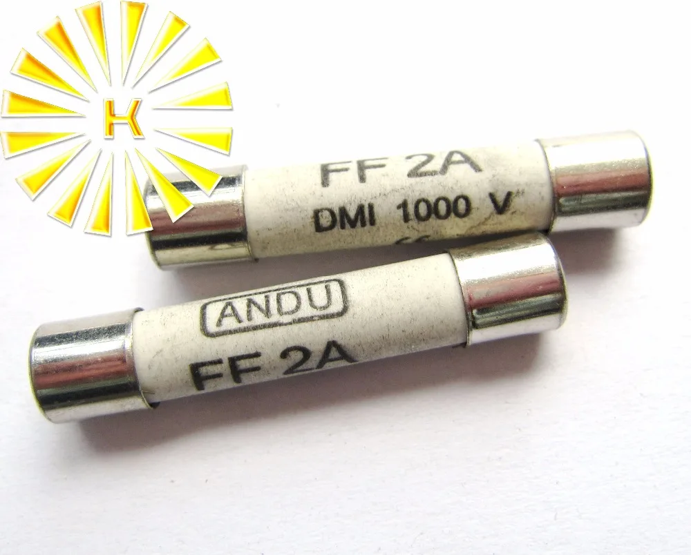 Fusible en céramique FF2A FF 2A 1000V 6.3x32mm, pour multimètre ...