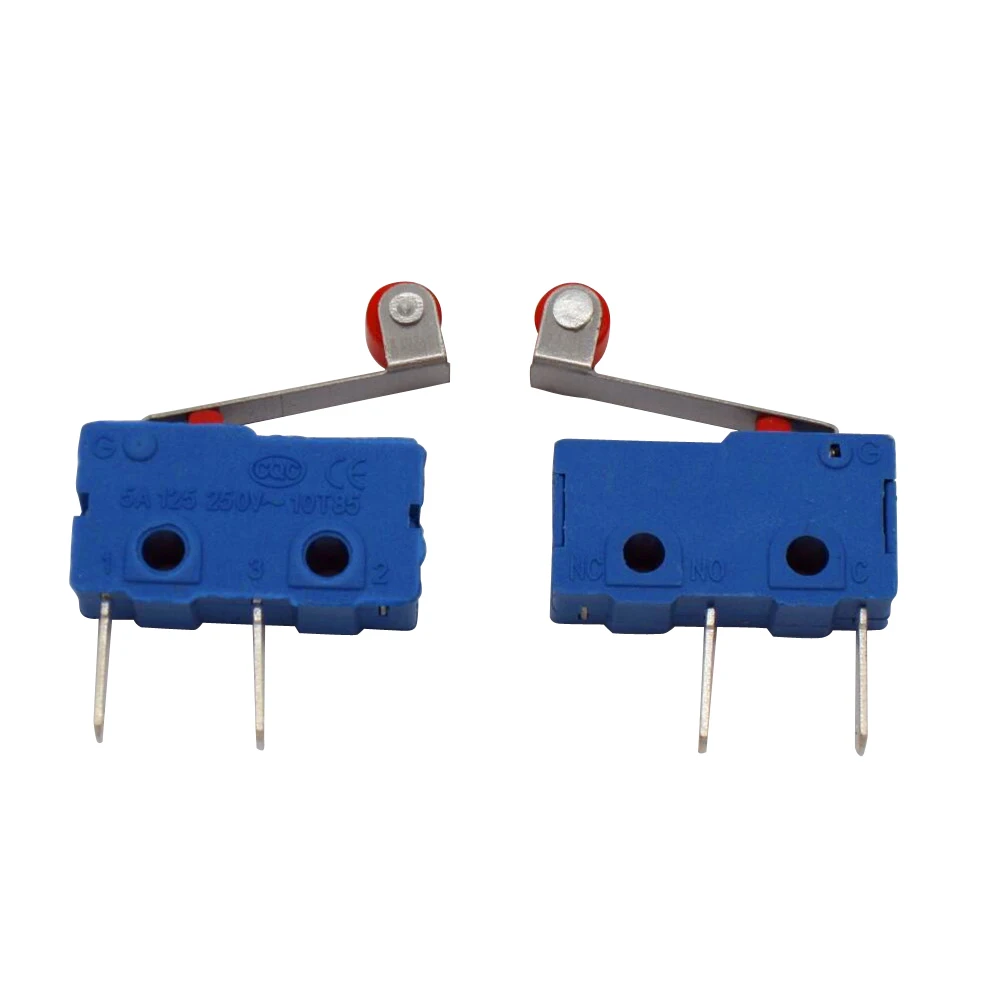 10 x Roller Lever Arm PCB Terminals Micro Limit Switch Normal Open ...