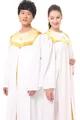 BLESSUME Catholic White Alb Vestments Solid Robe Church Clergy ...