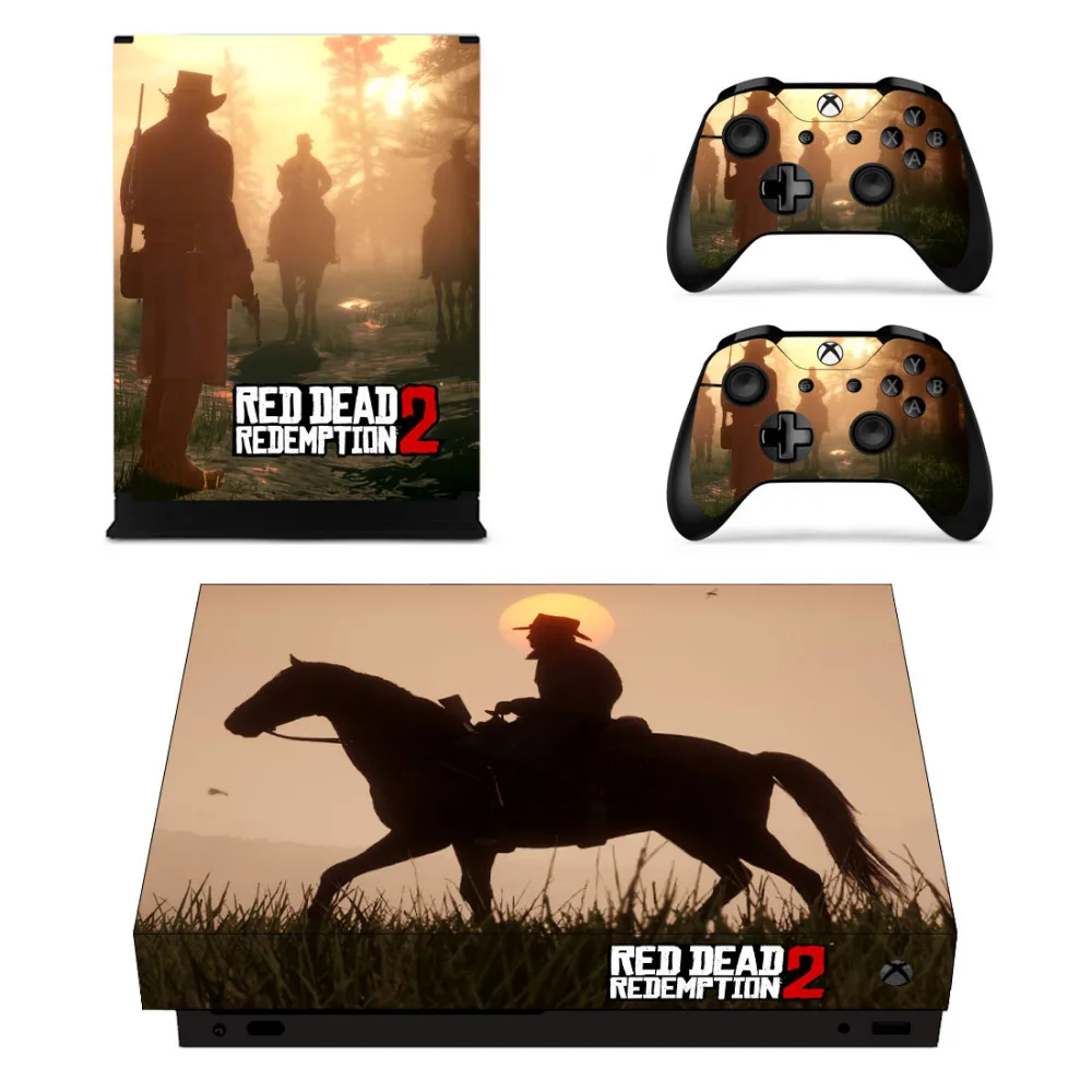 Red Dead Redemption 2 Skin Sticker for Microsoft Xbox One X ...