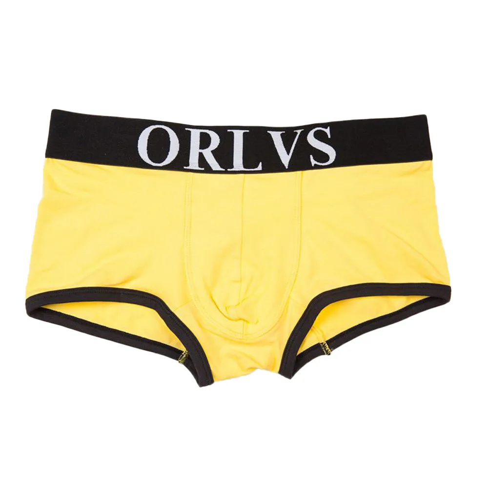 Orlvs Men Sexy Underwear Printed Shorts Bulge Pouch Underpants In