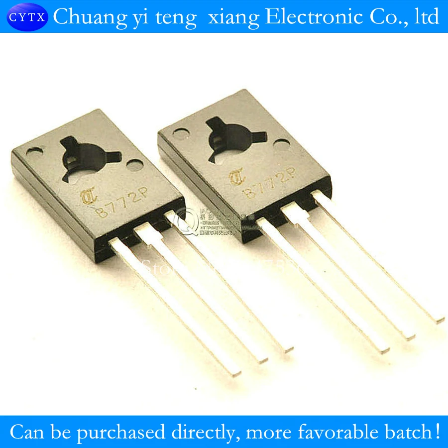 Transistor B772 2SB772 3A / 40V PNP tubo () 10 unids/lote|transistor ...