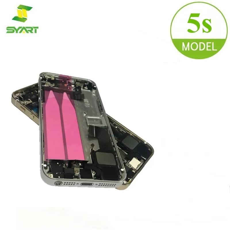 For iPhone 5s Full Housing Battery Back Cover Middle Frame Bezel ...