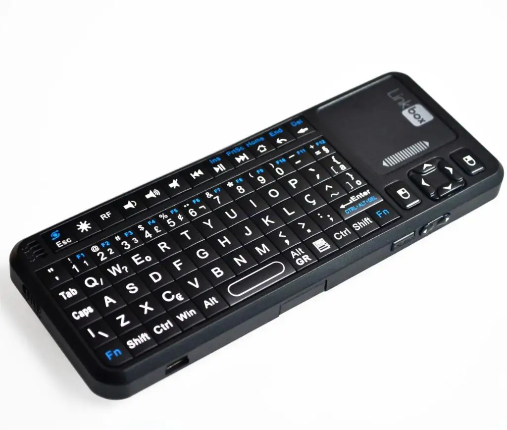 Mini Ipazzport 2 4g Wireless Keyboard Mouse Touchpad Handheld With Led Light For Raspberry Pi In