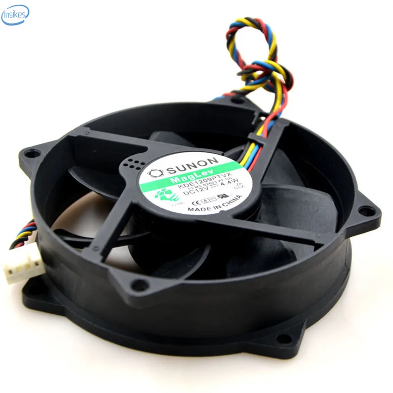 Original KDE1209PTVX Computer Blower Cooling Axial Fan DC 12V 4.4W 0 ...