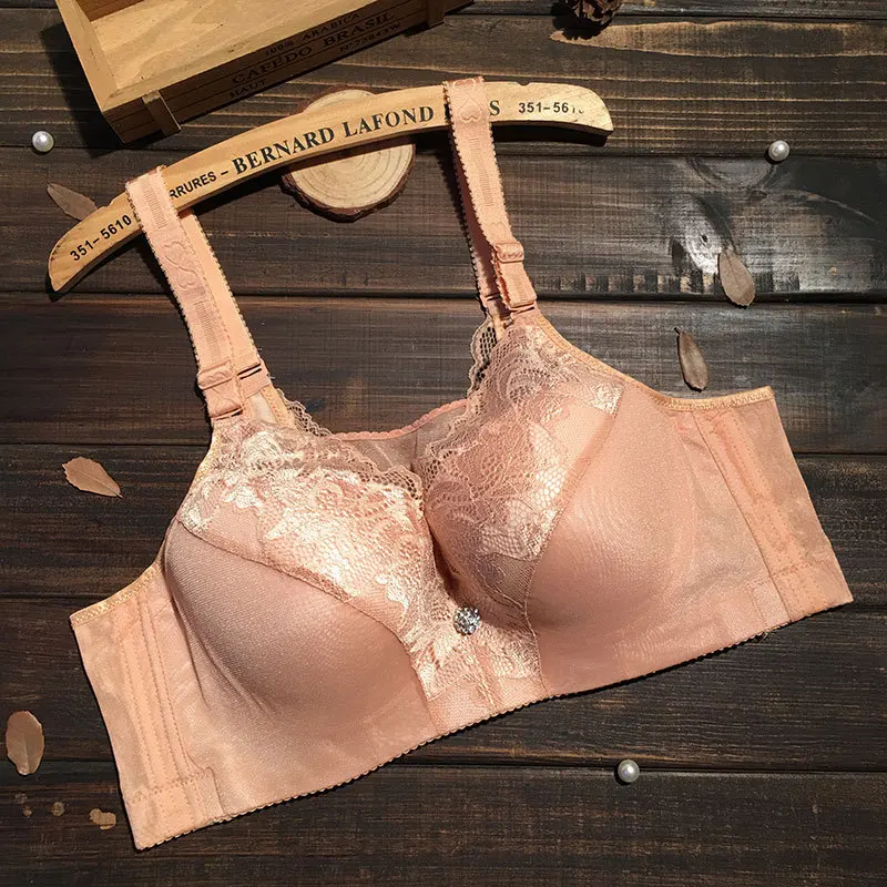 Aliexpress.com : Buy Gather Push Up Plus Size Bra Large Cotton ...