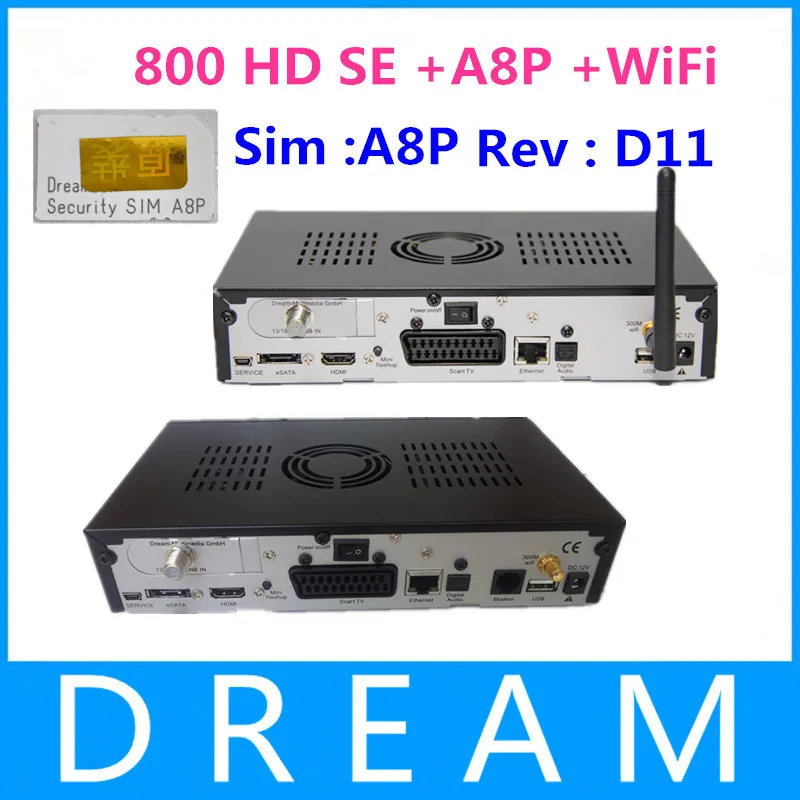 2pcs Satellite Receiver dm800se DM800hd se Wifi Inside DM800 hd se sim ...
