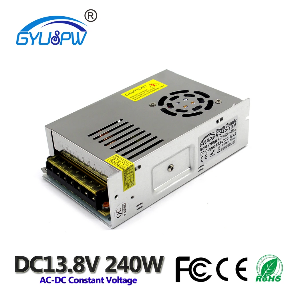 Regulated-Power-Supply-DC-13-8V-17-4A-240W-Switch-Power-Adapter ...