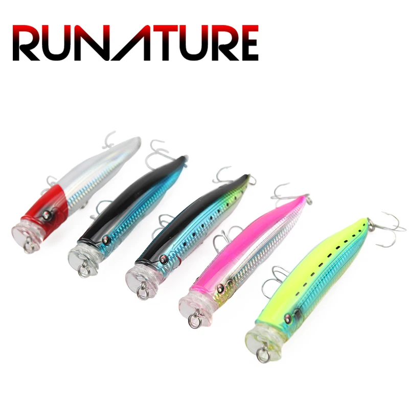 Runature Big Popper Lure 150mm/58g Top Water Popper Bait Artificial ...