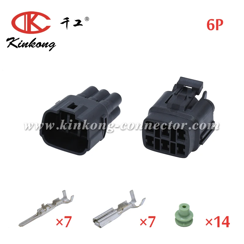 供給 6方向電気自動車配線,防水ハウジング,コネクタ6180 6771|コネクタ| - AliExpress