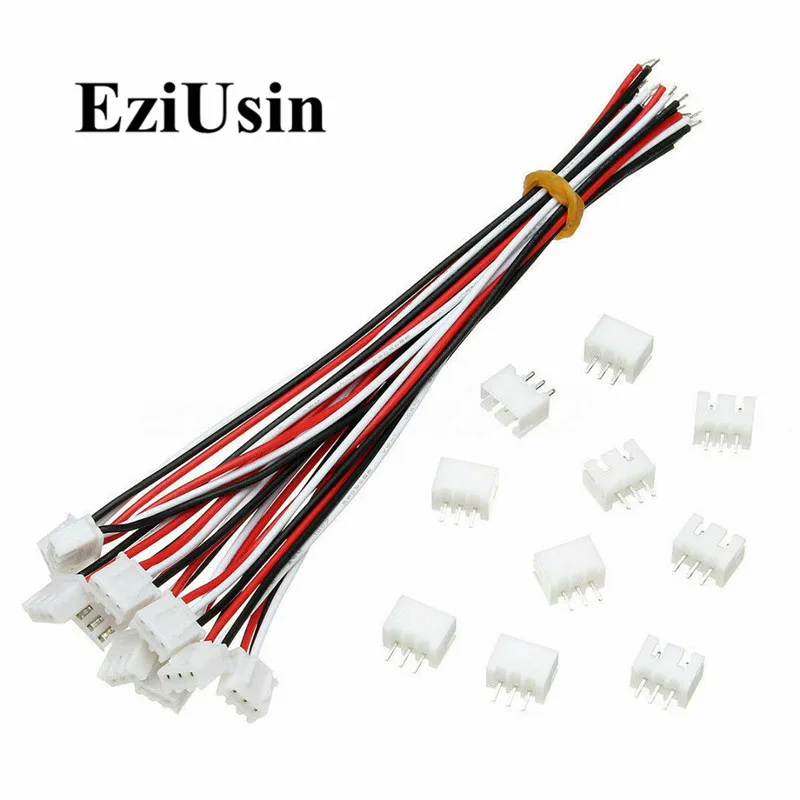 Conector de Cable JST XH2.54 de 2,54mm, Conector de paso macho y hembra de 300MM y 200MM, Cable ...