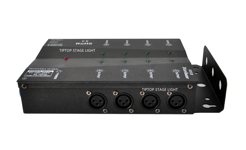 8 Branchs Professional DMX Distributor | Tiptoplight