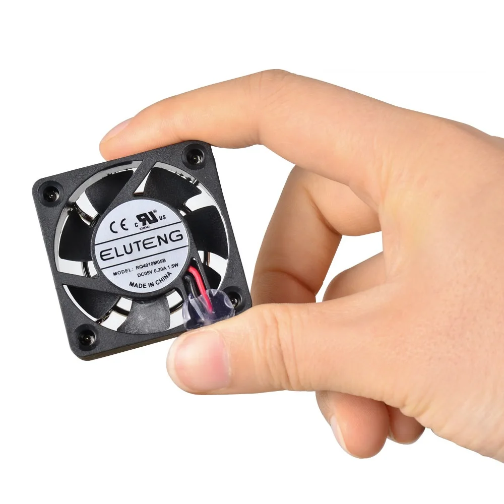 ELUTENG USB Cooling Mini fan 40mm USB Powered Computer Fans Silent Radiator 5V PC Cooler ...