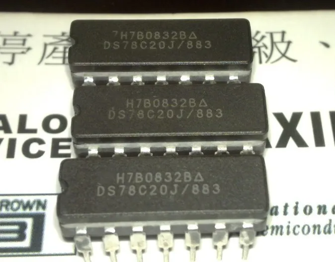 Envío gratis 2 unids/lote DS78C20J/883 DIP 14 de aseguramiento de la calidad|Accesorios y piezas ...