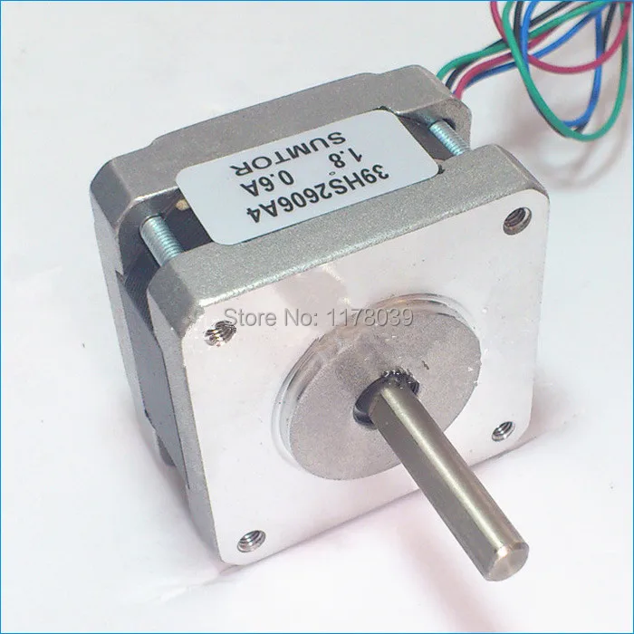39BYG Two phase four wire dc stepper motor,5.4V 0.6A static torque 14N ...