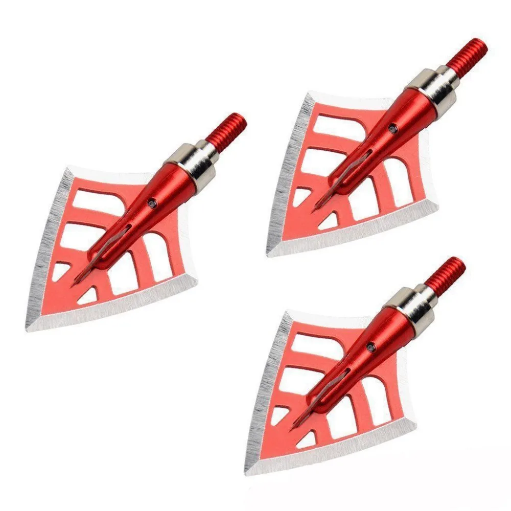 New-Hot-Seller-Broadheads-Arrow-Accessories-In-125-Grain-Thread-Red ...