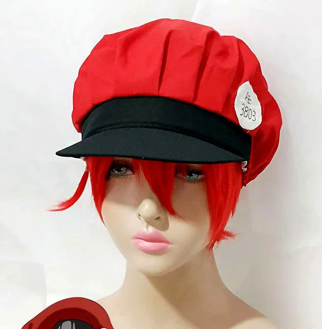 Cells at Work Red Blood Cell Cosplay Hat