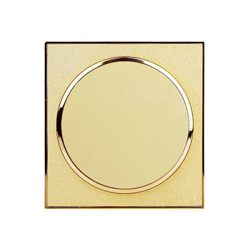 Mirror Circle Wall Switch 1 Gang 1 Way Wall Light Switch AC 110~250V ...