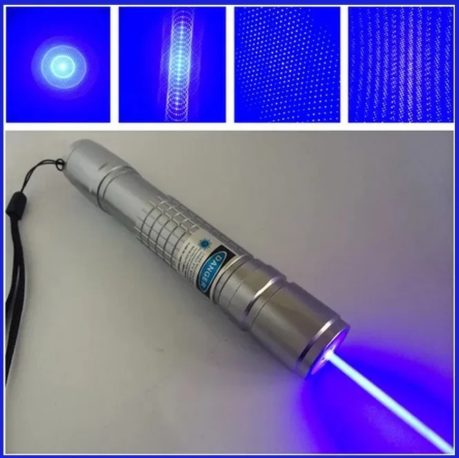 1W 445 450nm handheld blue laser laser with five laser heads one laser ...