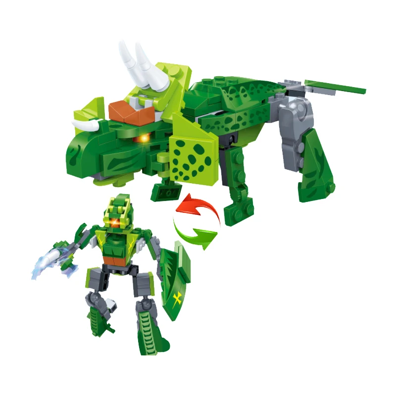 6in1 Jurassic Park Dinosaur World Brutal Raptor Building Blocks Set ...