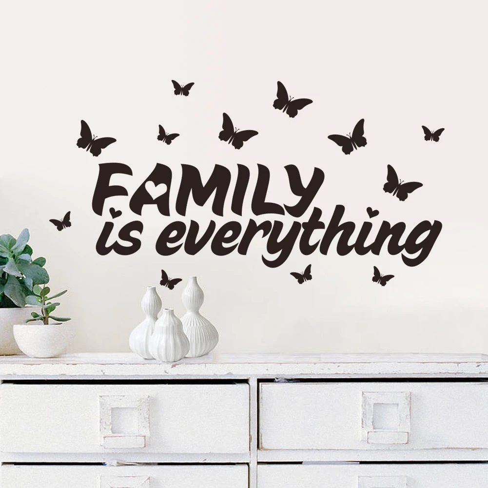Inspirational Wall Sticker Quotes Home Wall Art Decals Text Wall ...