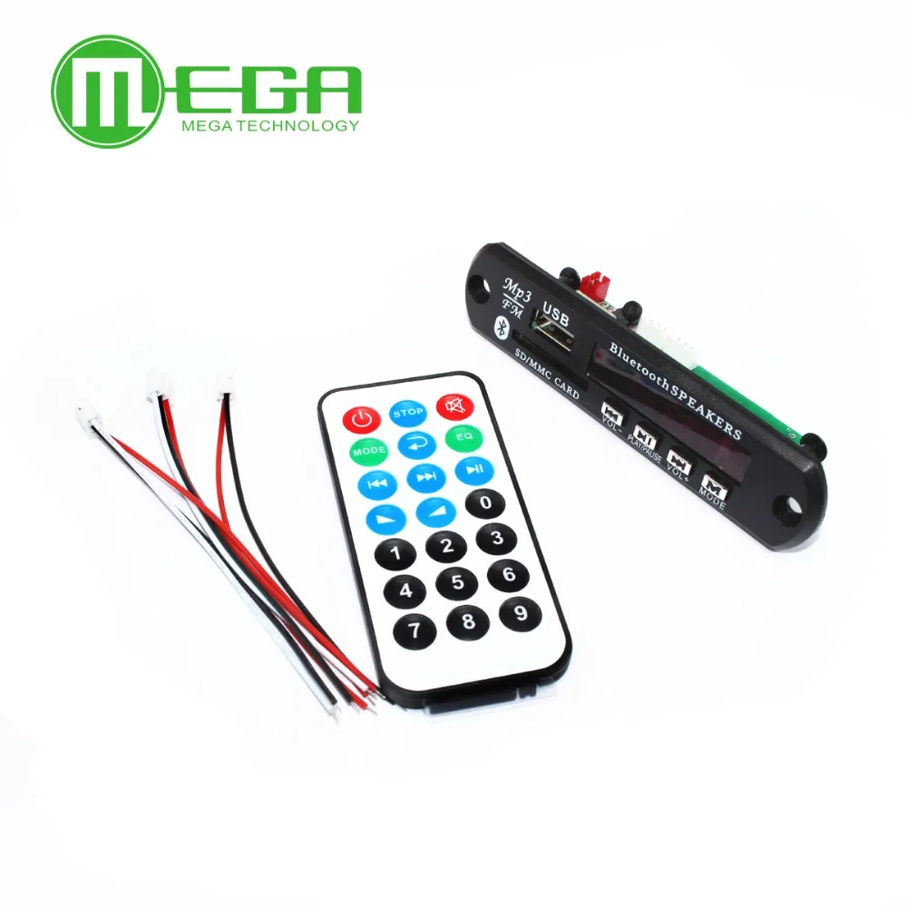 Bluetooth Mp3 Decoding Board Module W/ Sd Card Slot / Usb / Fm / Remote ...