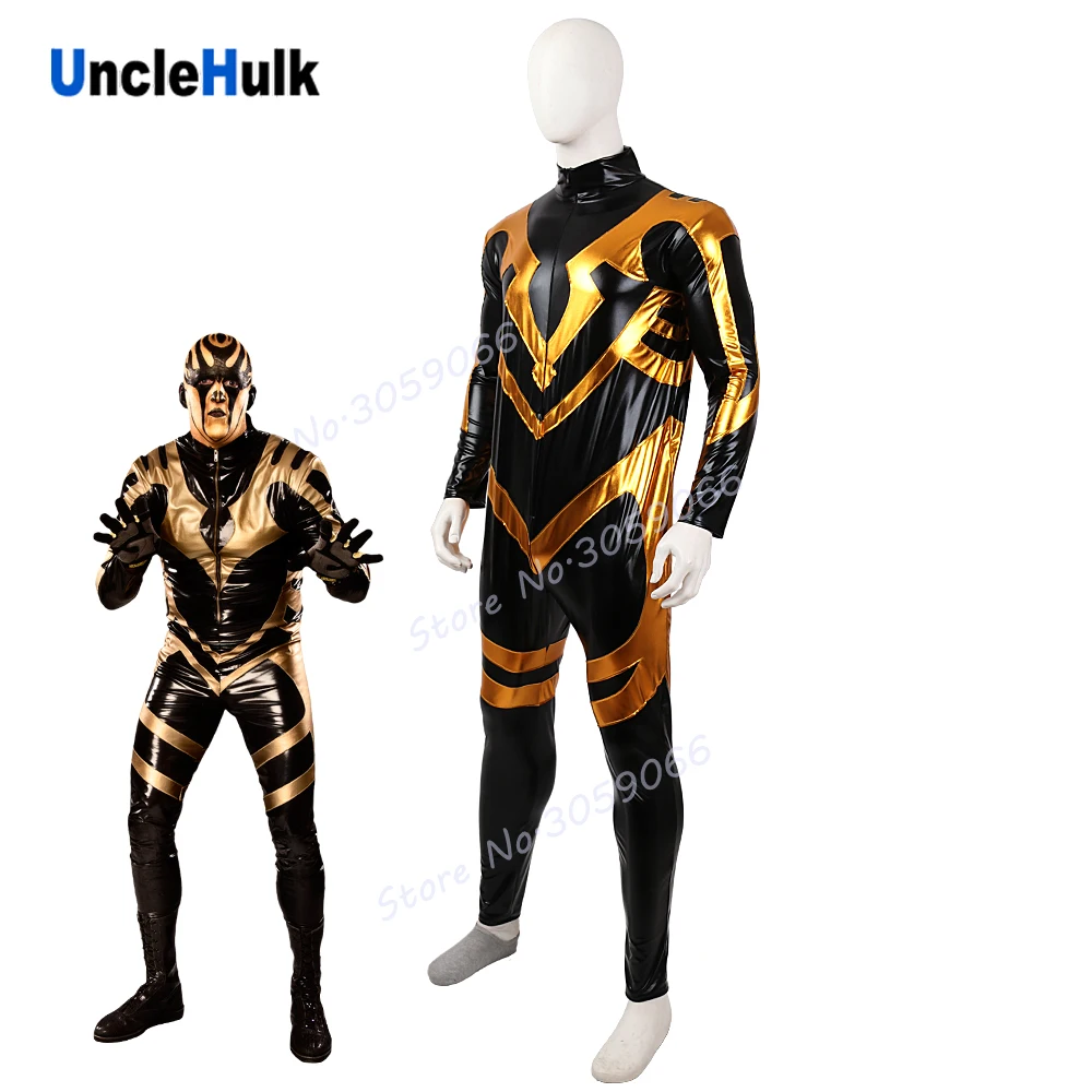 Goldust Costume - Shiny metallic Wrestling Outfit | UncleHulk