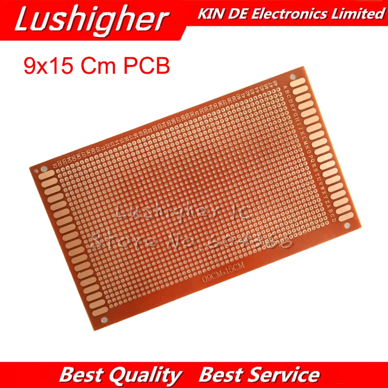 2 pces 9x15cm 9*15 cm diy protótipo de papel pcb experiência universal ...