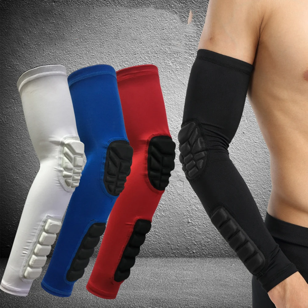 Arm Sleeve Support Honeycomb Elbow Pad Breathable Crashproof Support