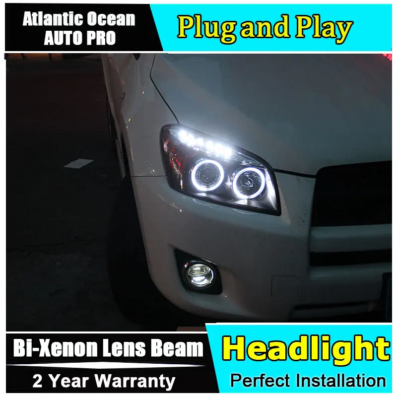Car Styling LED Head Lamp for Toyota rav4 headlights 2009 2012 for rav4 ...