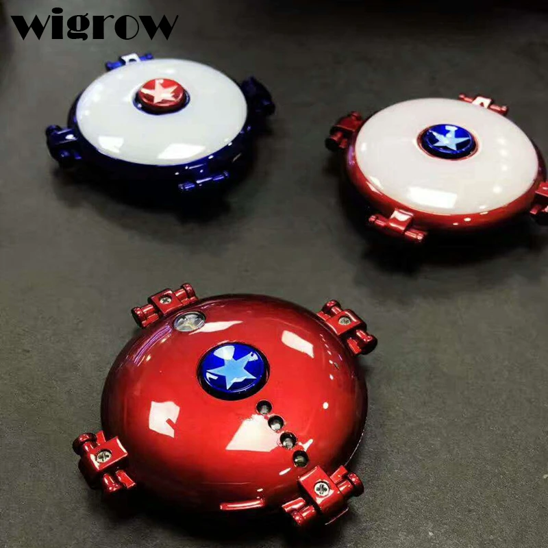 Wigrow nuevo fidget Gyro LED SPINNER resplandor en la oscuridad ...