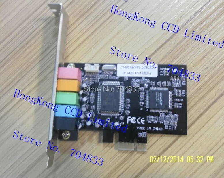 CM8738/PCI 6ch LX new and original 6 CH 5.1 PC Peripheral controller ...