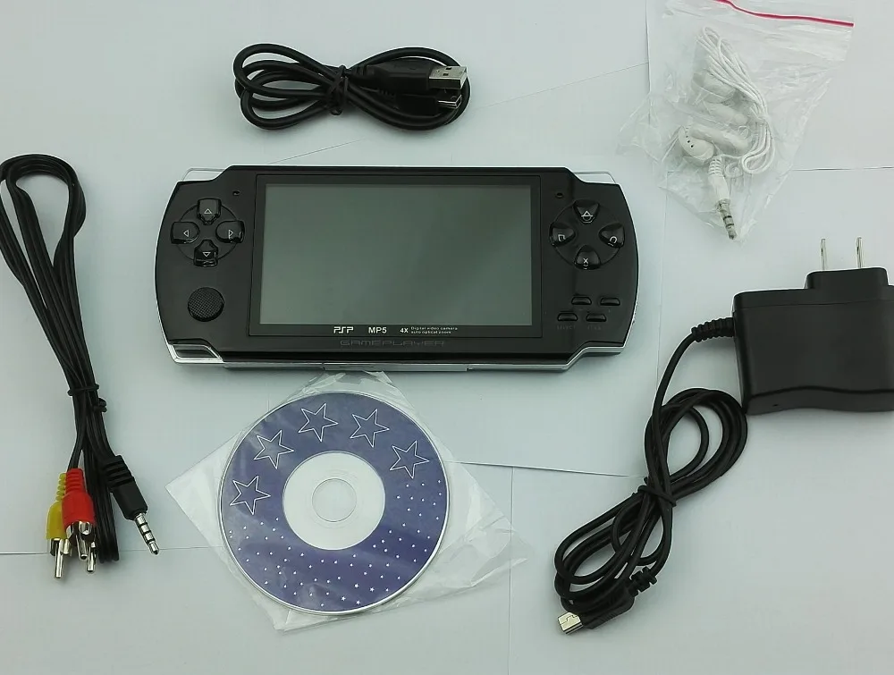 Free Shipping handheld Game Console 4.3 inch mp4 player MP5 game player ...