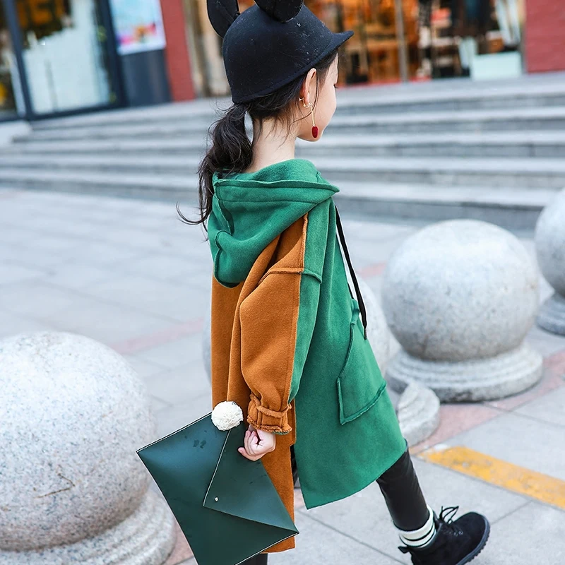 Thickened Sweatshirt For Girls Teenagers 4 5 6 7 8 9 10 11 12 13 Years ...