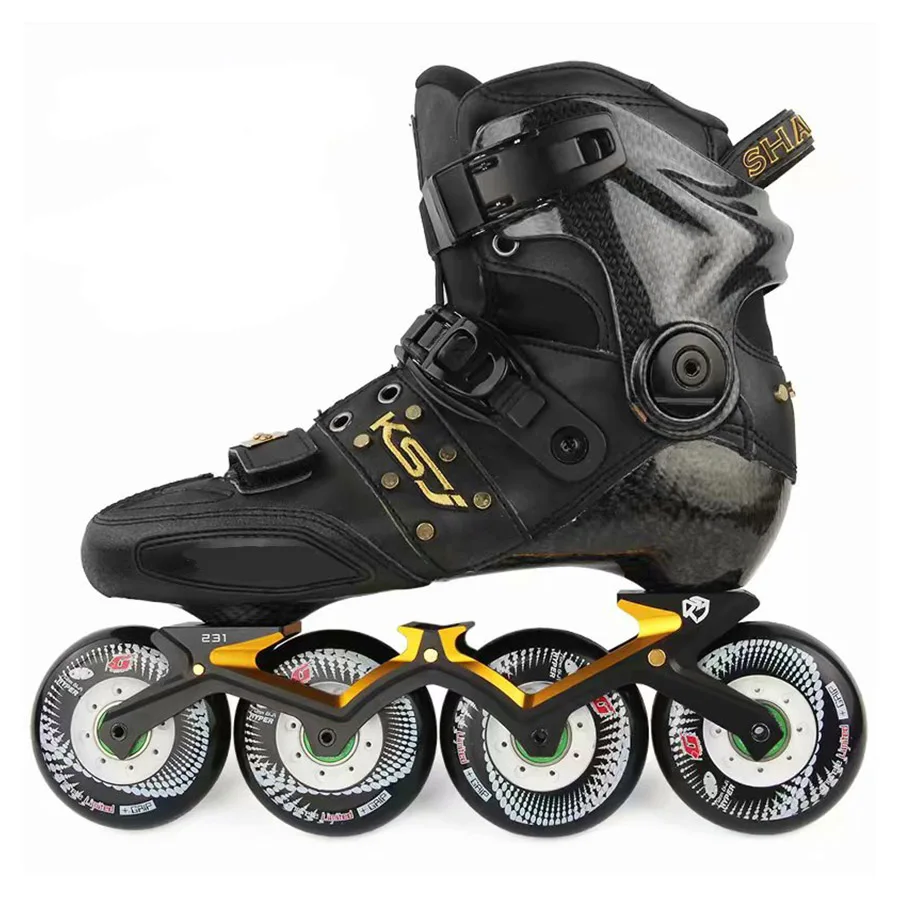 일본 오리지널 SEBA KSJ 섀도우 전문 슬라럼 인라인 스케이트, 탄소 섬유, 롤러 스케이트 신발, 슬라이딩 프리 스케이팅|skate patines|slalom ...