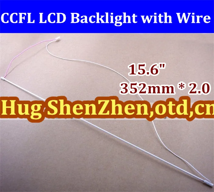 New product 10pcs 15.6inch 15.6" 352mm x 2.0mm ccfl lamp/ccfl tube/ccfl backlight with wire ...