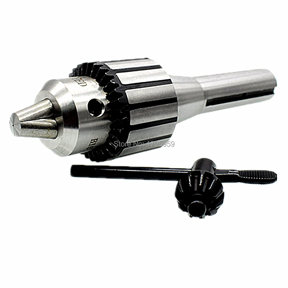 Heavy Duty Key Drill Chuck Clamping Range 1 13mm B16 Tail Thread 7/16 ...
