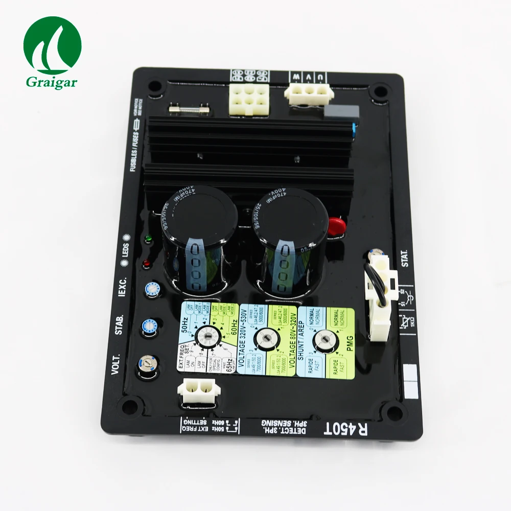 Avr R450t Three Phase Digital Ac Brushless Generator Voltage Regulator ...