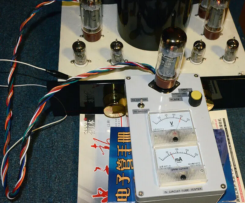 300B 2A3 101D EL34 KT88 6L6 6V6 смещения пластина тока Напряжение тестер с вакуумными трубками B3