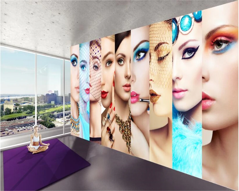 Makeup Collage Wallpaper Desktop