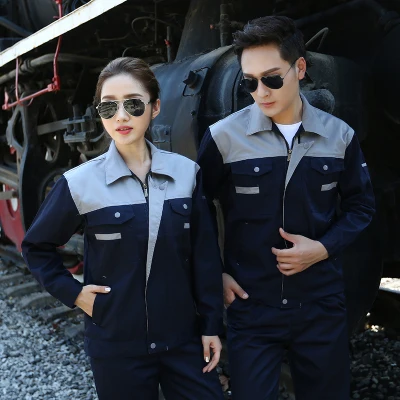 Work Clothing Sets Men Women Unisex Workwear Suits Long Sleeve Jacket ...