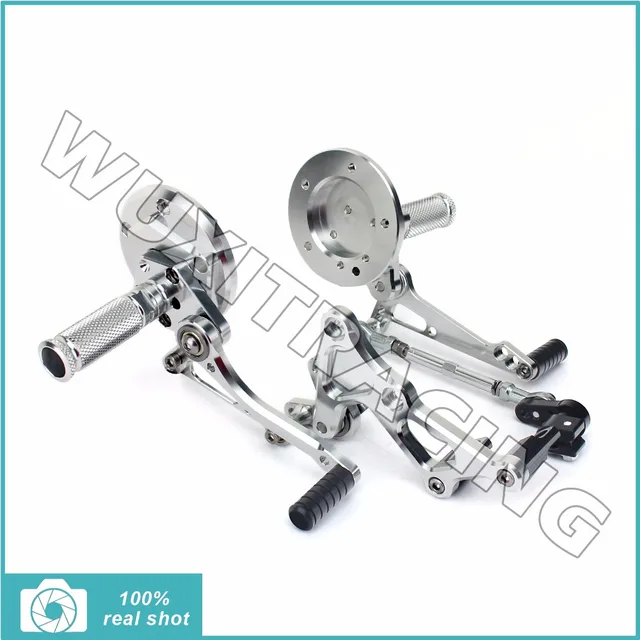 Adjustable Rider CNC Billet Footrests Rear Sets Footpeg Rearsets for ...
