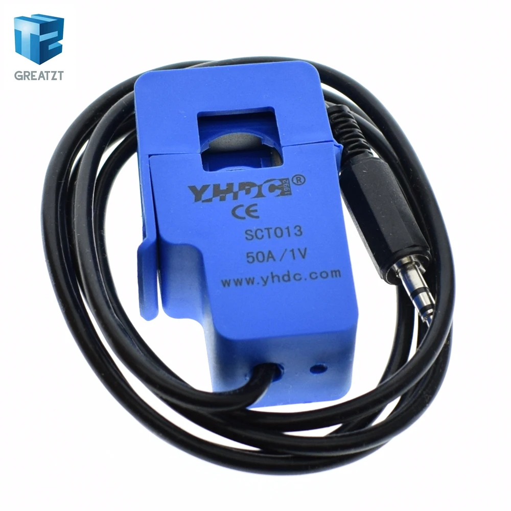 1pcs SCT013 High Quality 50A SCT 013 050 Non invasive AC current sensor ...