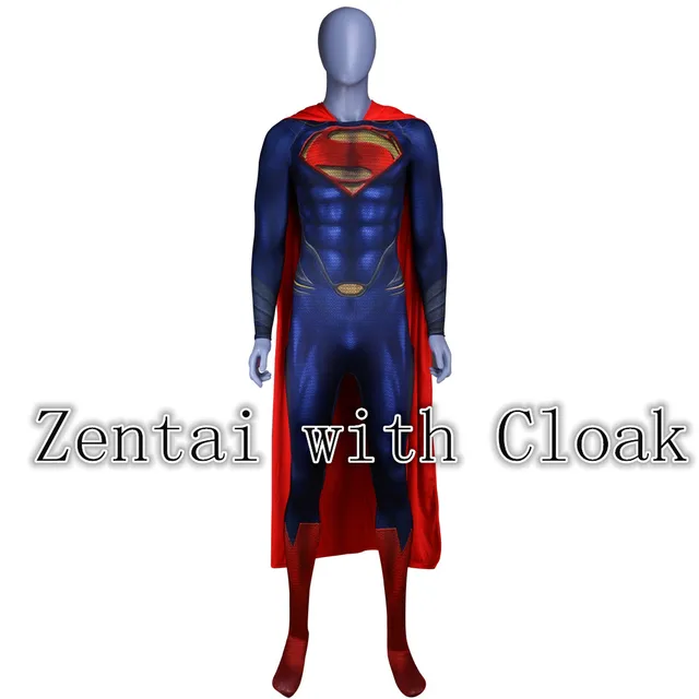 Buy Super Hero Printed Jumpsuits Super Man Cosplay Costume Suit Unisex One